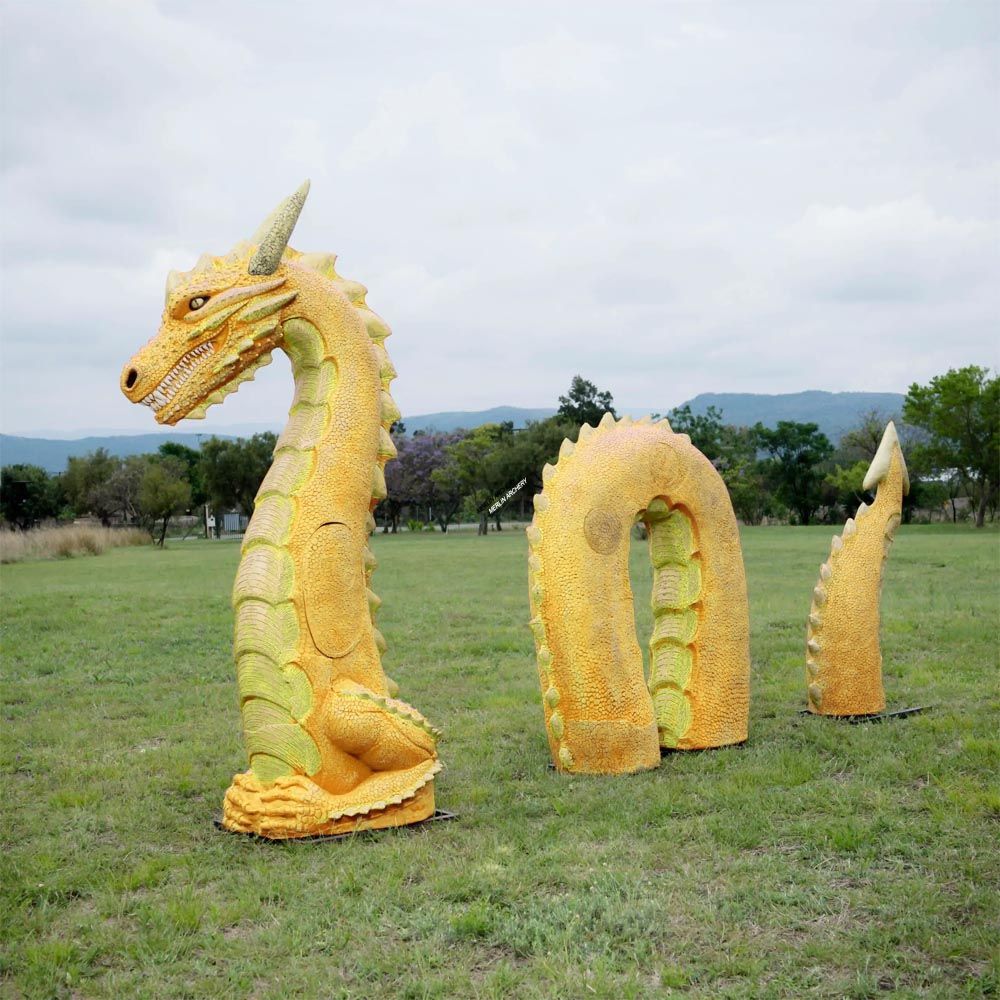 Wildcrete 3D Target - Dragon (Complete 3pc) | Merlin Archery