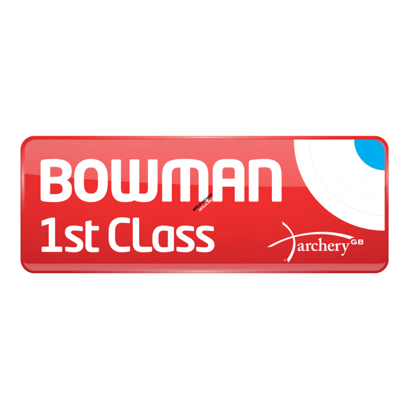 Archery GB Outdoor Classification Badge - Bowman 1st Class | Merlin Archery