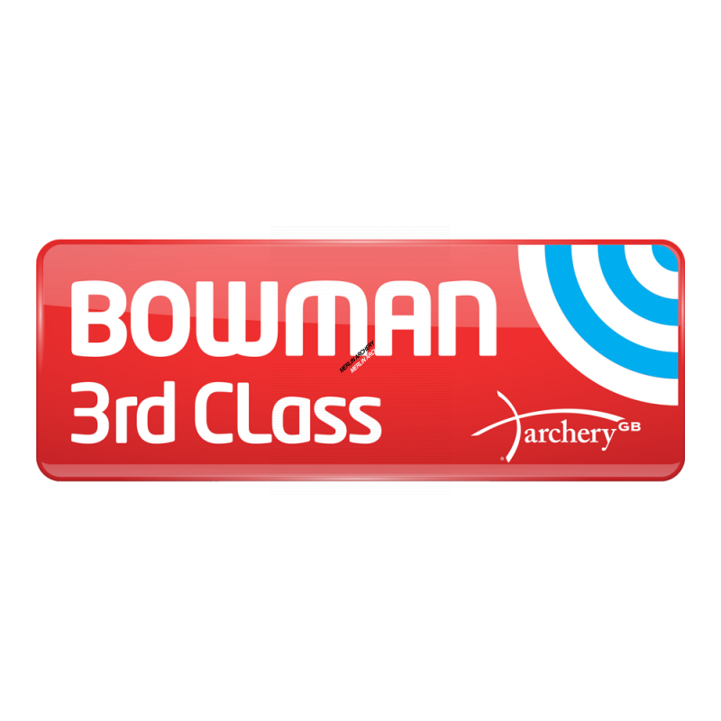 Archery GB Outdoor Classification Badge - Bowman 3rd Class | Merlin Archery