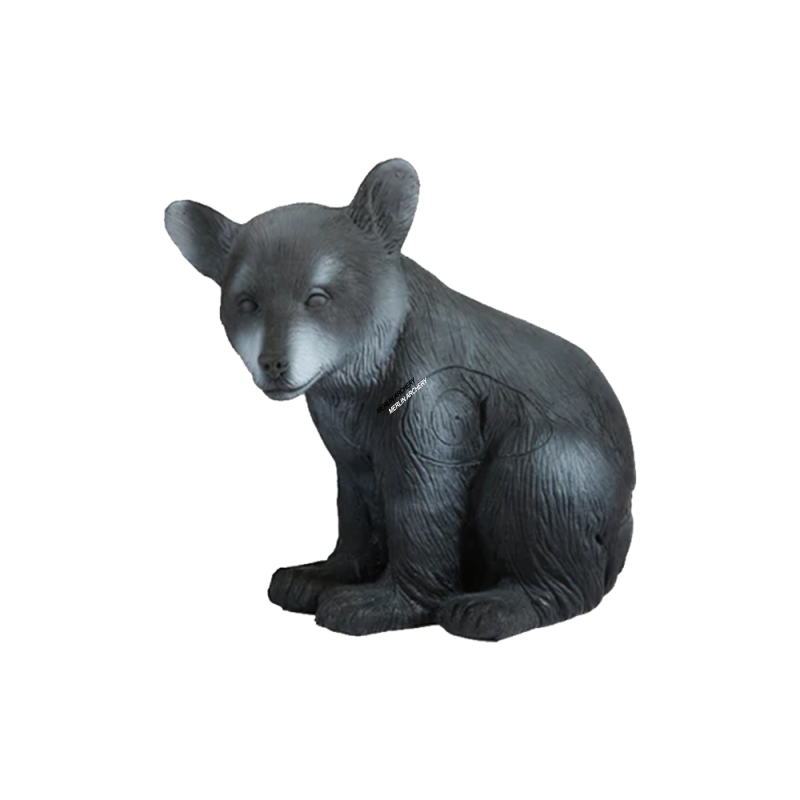 Bearpaw Longlife 3D Target - Baby Bear Sitting Black | Merlin Archery