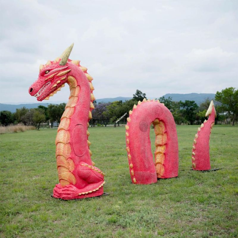 Wildcrete 3D Target - Dragon (Complete 3pc) | Merlin Archery