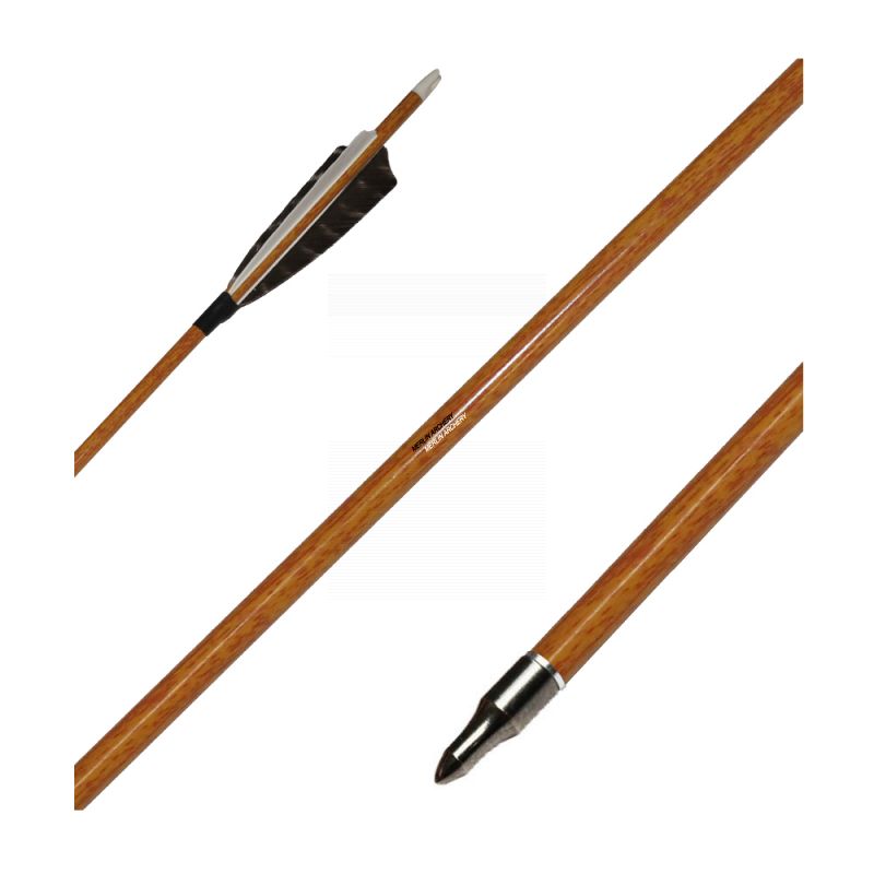 MAC Traditional Wooden Effect Carbon Arrow | Merlin Archery